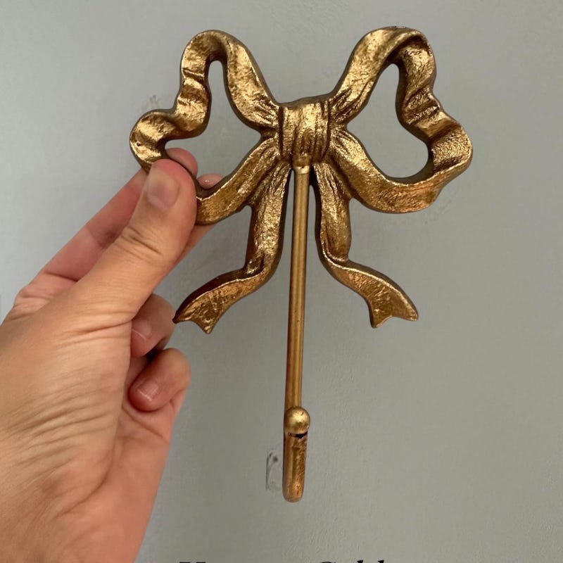 Gold Wall Hook Bow - Etsy
