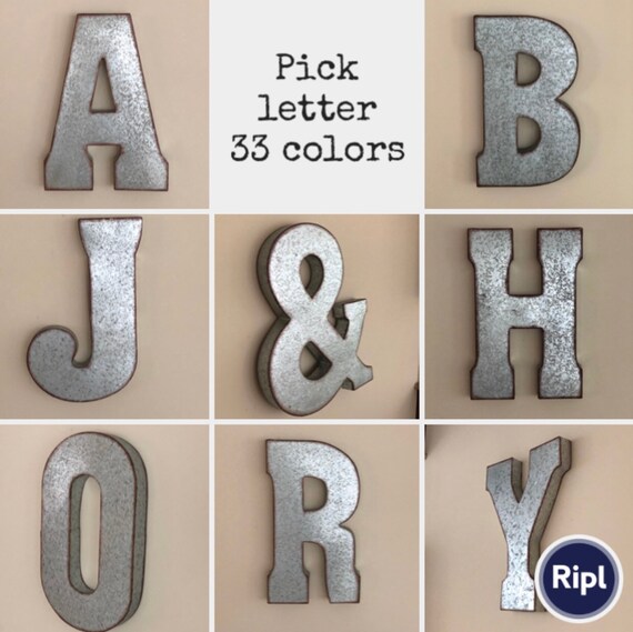 Large Metal Alphabet Letters For Wall – Wall Design Ideas
