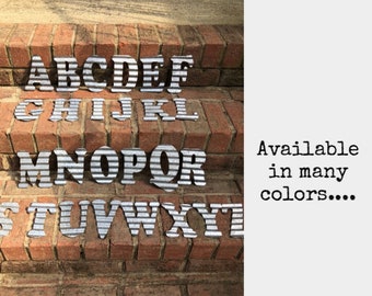 Small Metal Letters - Etsy