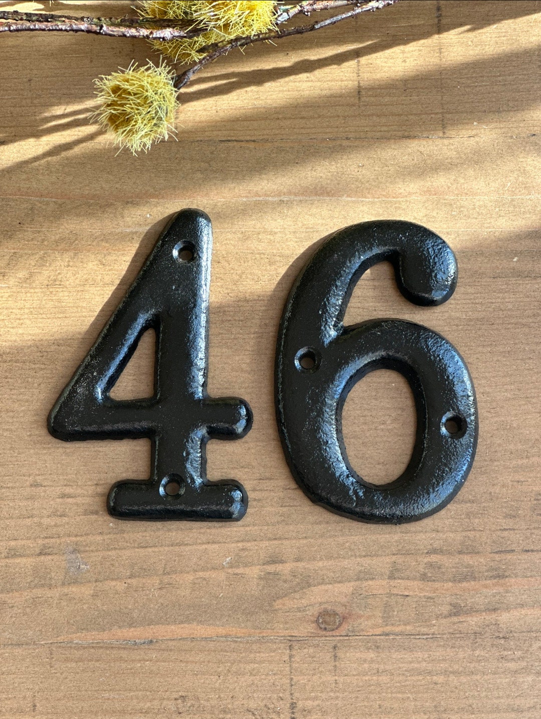 House Numbers/free Screws/office Numbers/ 0, 1,2,3,4,5,6,7,8,9 /retro ...