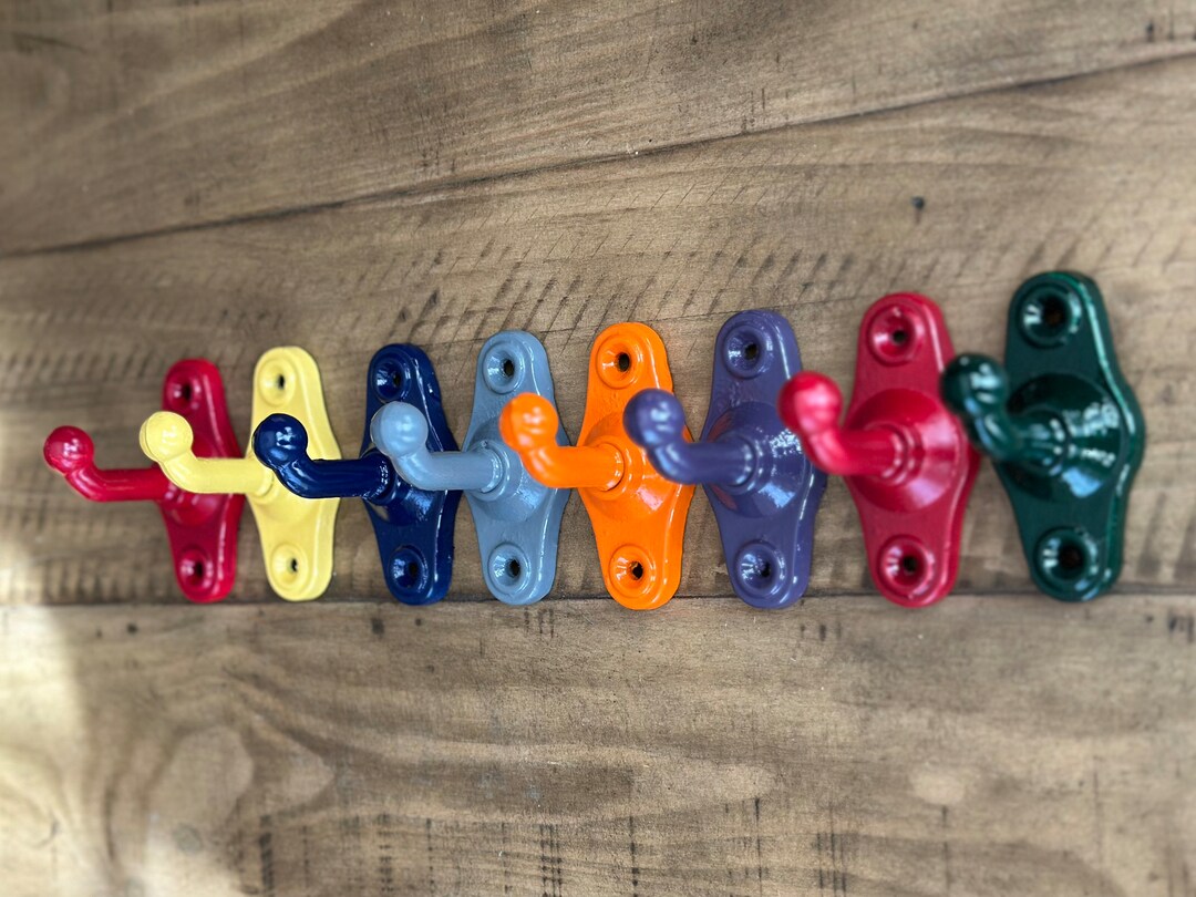 Sale/wall Hook/pick Color/ Shabby Chic Metal Hooks/ Vintage Hook/ Cabin ...