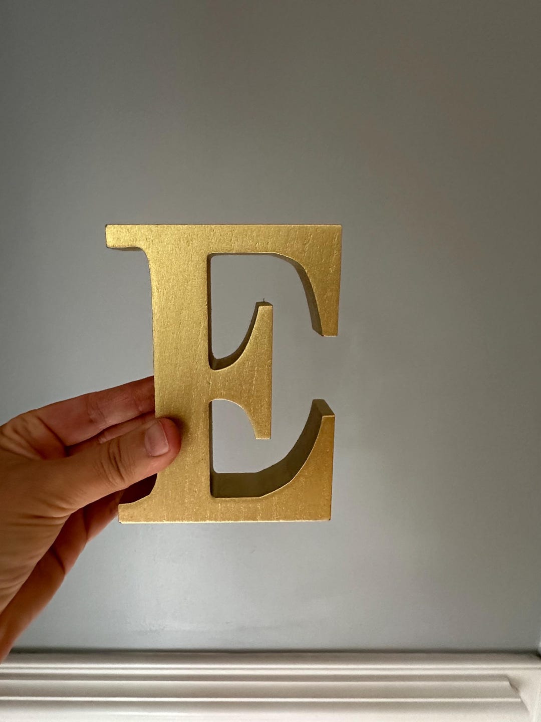 SALE/ Gold Letters/ Wood Letter ABC/ 5-6 Letters/ 5 Inch Letter/you ...