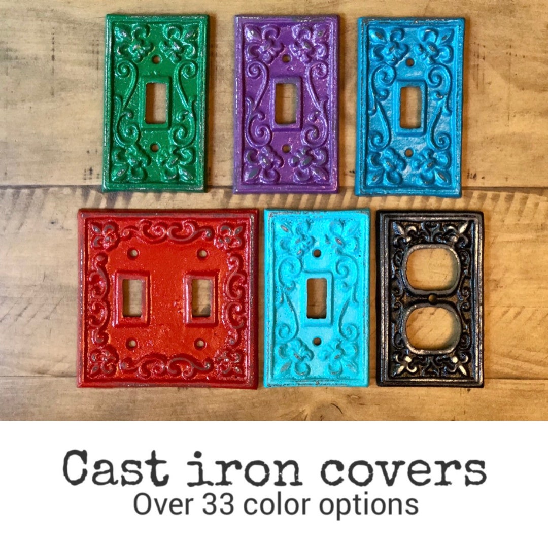 Sale/cast Iron Double Light Switch Cover/single Light Switch Cover ...