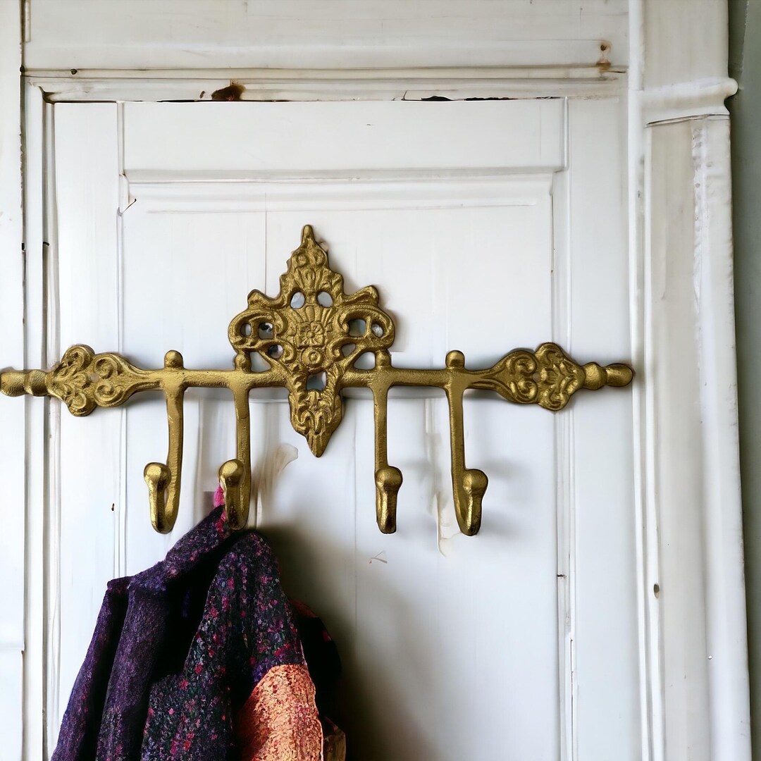 Key, Jewelry, Scarf, Victorian Rac (5 Colors) / Vintage Ornate Key Rack ...