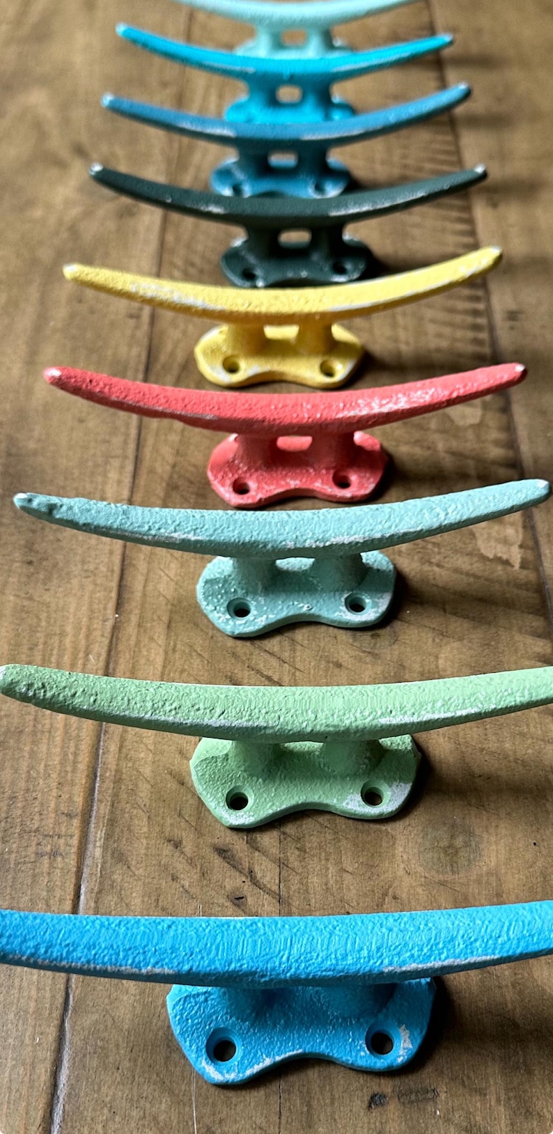 Painted Boat Cleat Hook – Nautical Coastal Decor - Etsy