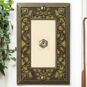 Ornate Gold Covers, Switch Plates, FREE SCREWS, Light Switch Cover ...