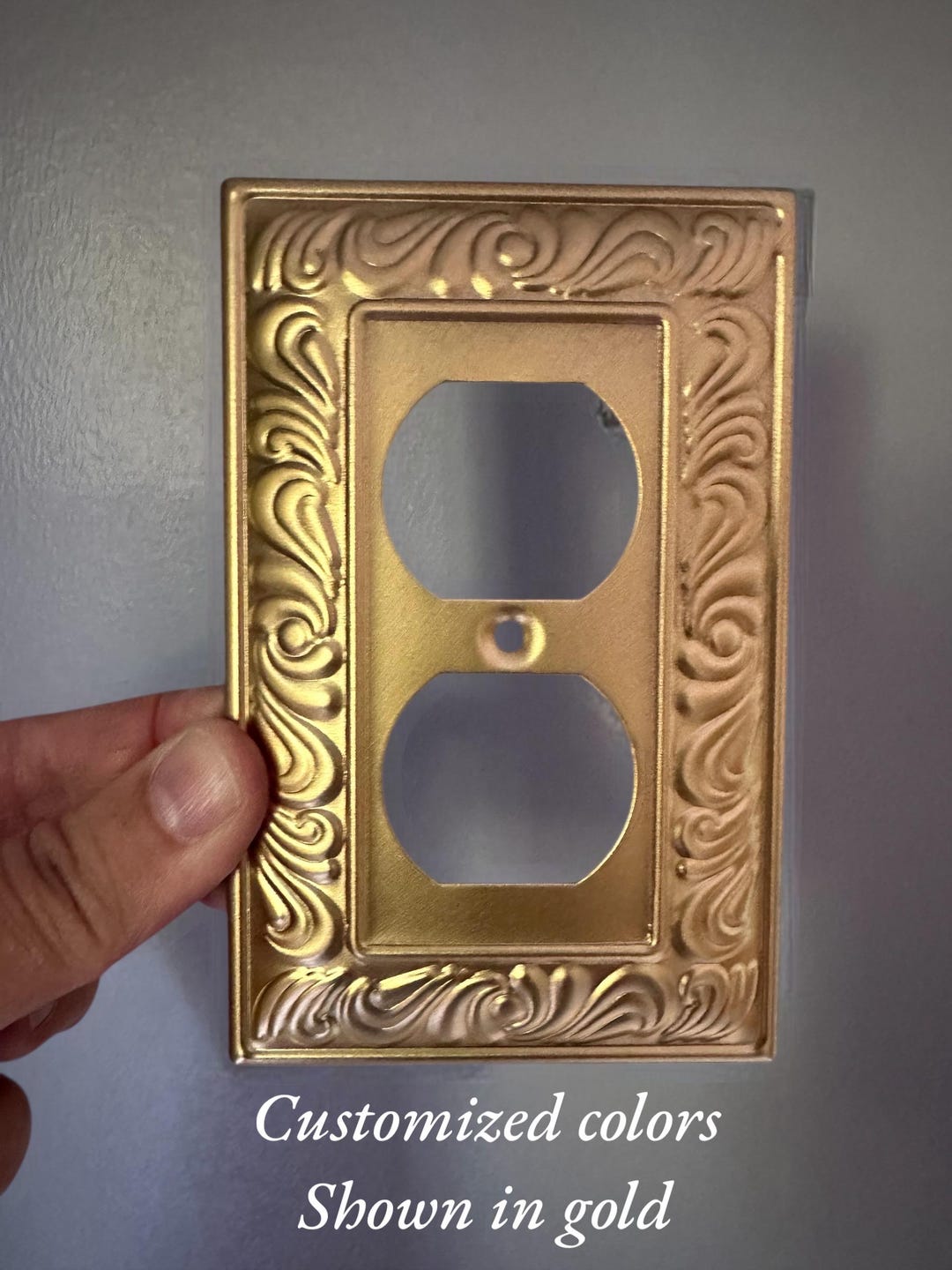 Antique Brass or Gold Covers, FREE SCREWS, Switch Plates, Light Switch ...