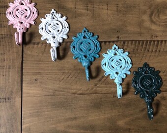 Cast Iron Wall Hooks | Etsy