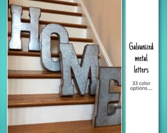Galvanized Letters 20 Inch - Etsy