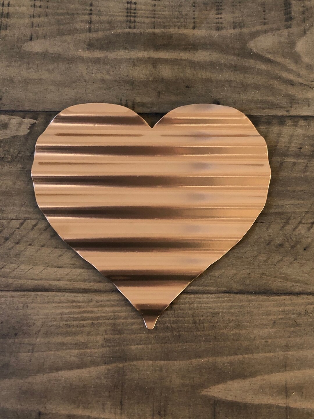 Sale/corrugated Metal Heart, Pick Color, Corrugated Metal, Galvanized ...