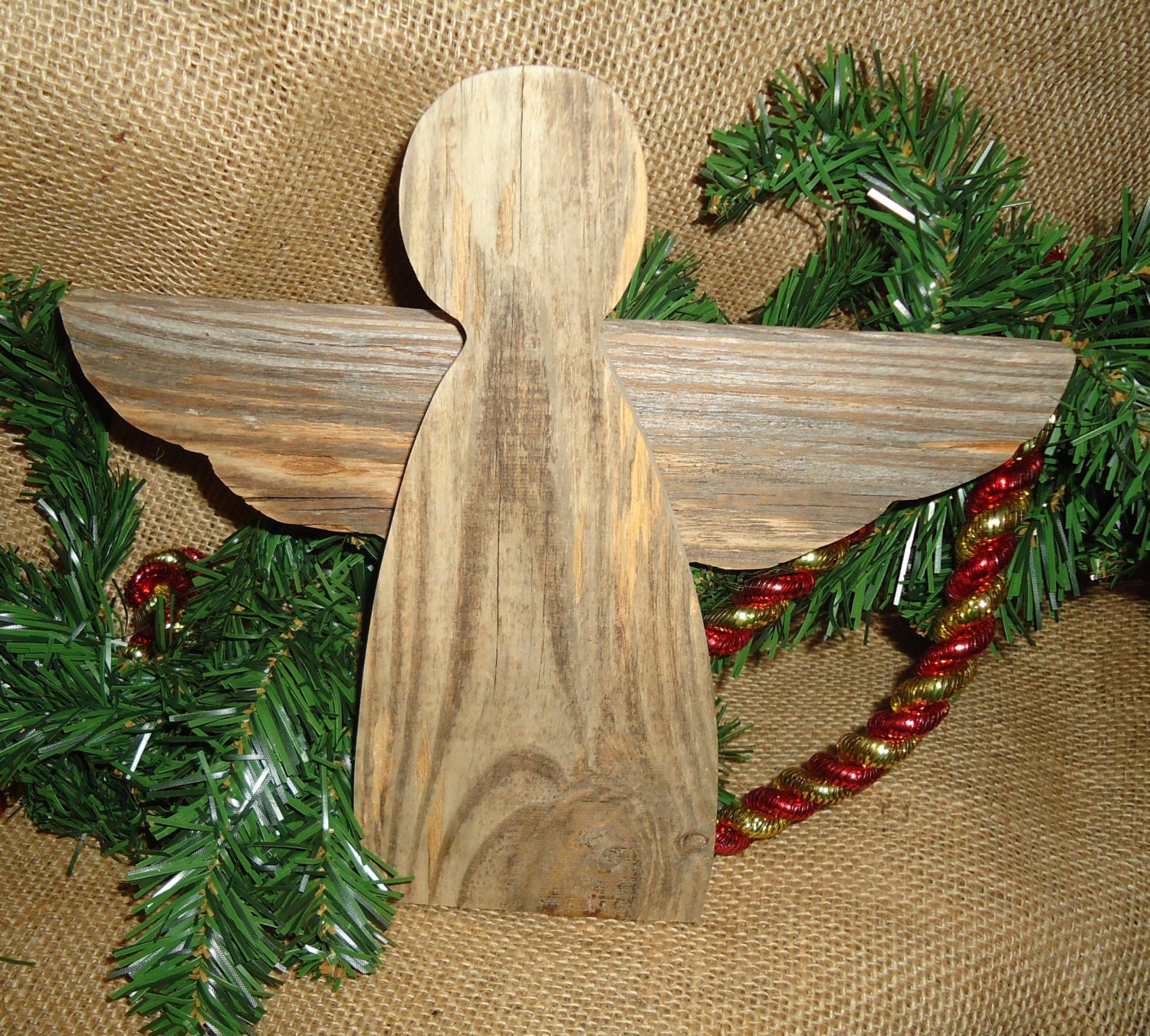 Rustic Wooden Angel Reclaimed Wood Angel Wood Angel for - Etsy