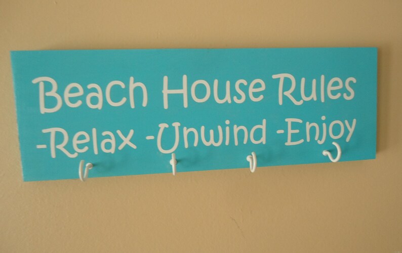 Nautical Theme Key Holder, Key Organizer, Beach Key Holder, Key Hanger ...