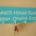 Nautical Theme Key Holder, Key Organizer, Beach Key Holder, Key Hanger ...