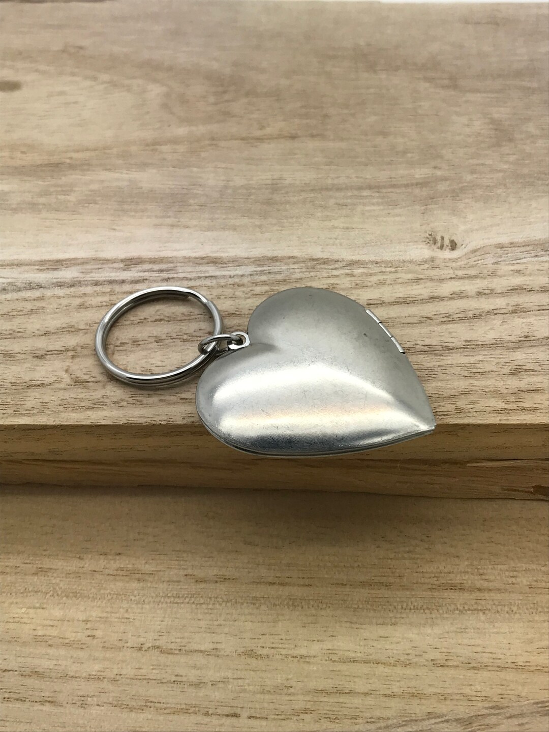 Steel Heart Locket Key Chain,large Locket,valentine's Gift,wedding ...