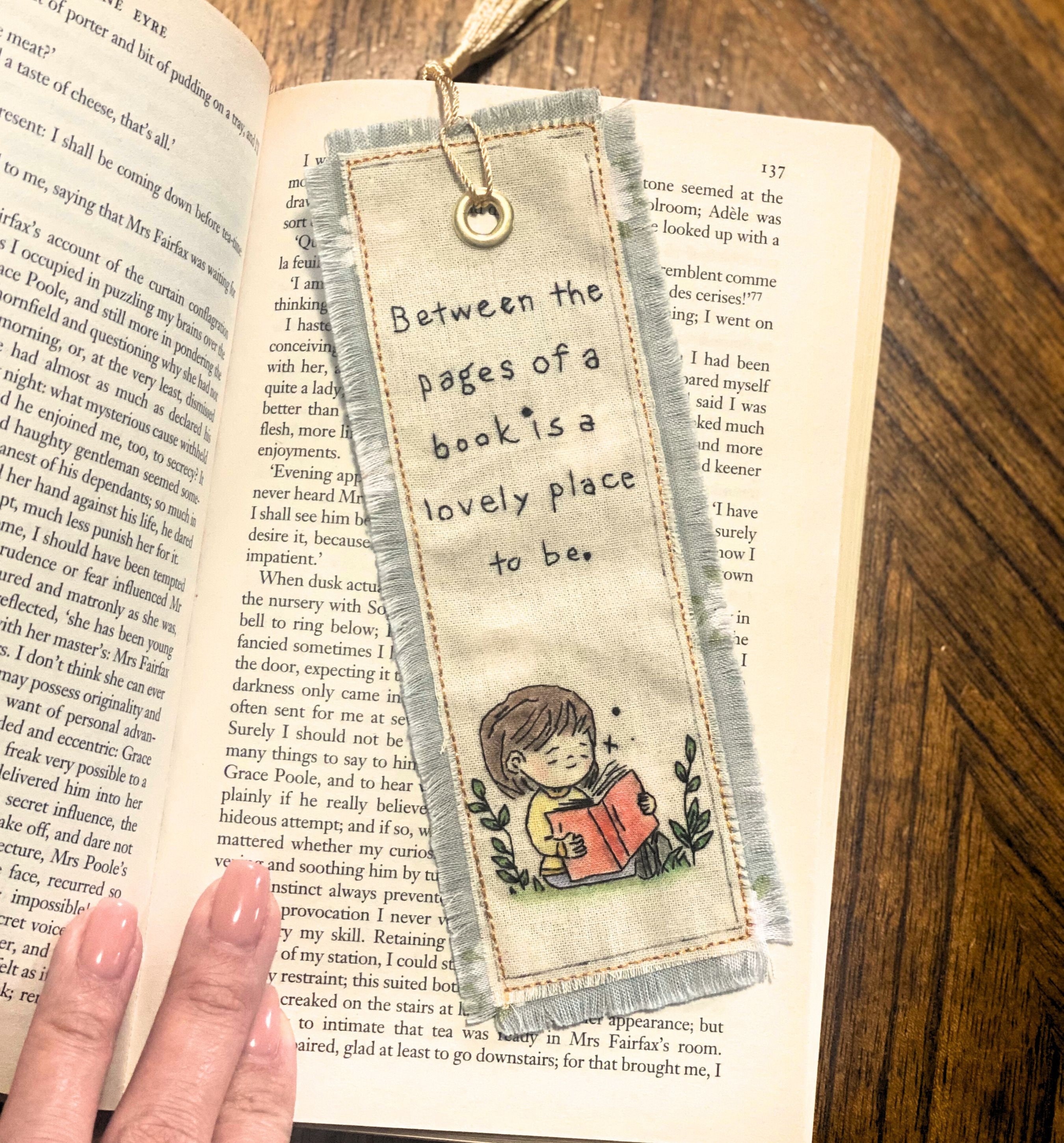 Handcrafted Bookmark Treasures Gifts for Her Valentine's Day Birthdays Teacher Gifts Hand ...
