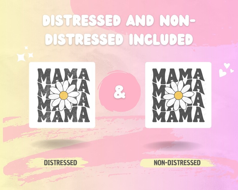 Mama Retro Daisies PNG | Groovy Daisy Png | Mom Shirt | Mother's Day ...