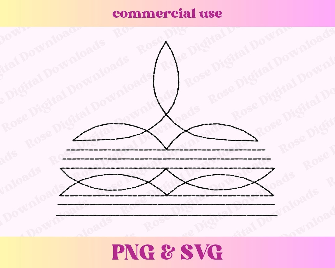 Western Boot Stitch PNG SVG | Trendy Rancher Western Country Shirt ...