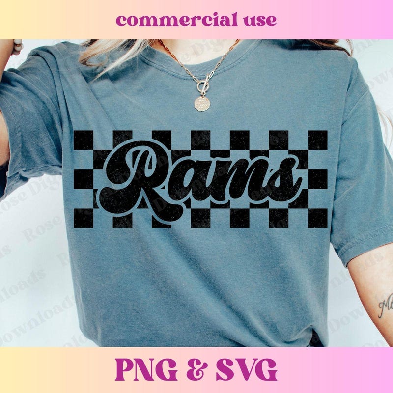 Rams School Svg - Etsy