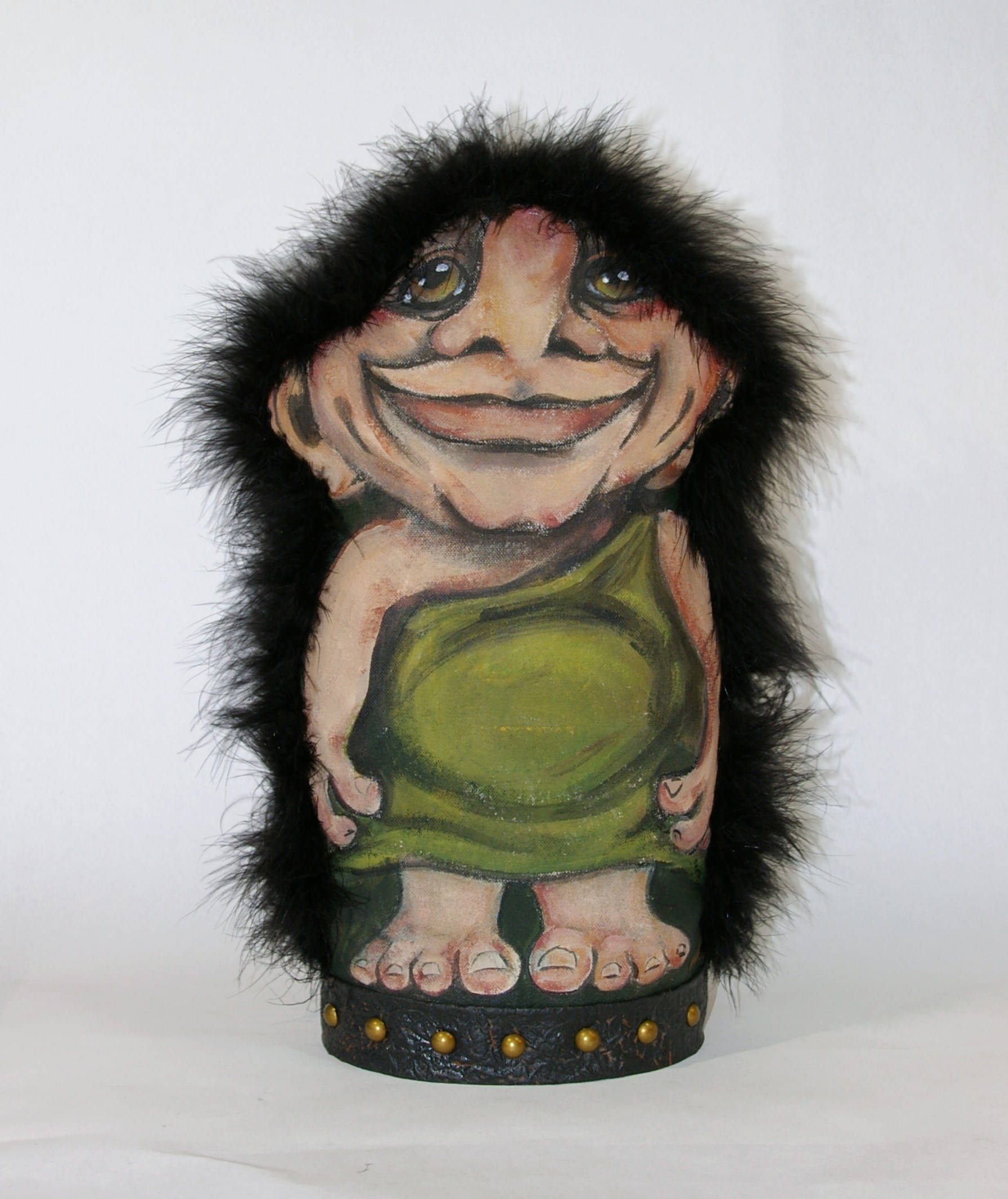 Handpainted Troll Girl, Soft Sculpture, Original Hand Painted, Troll ...