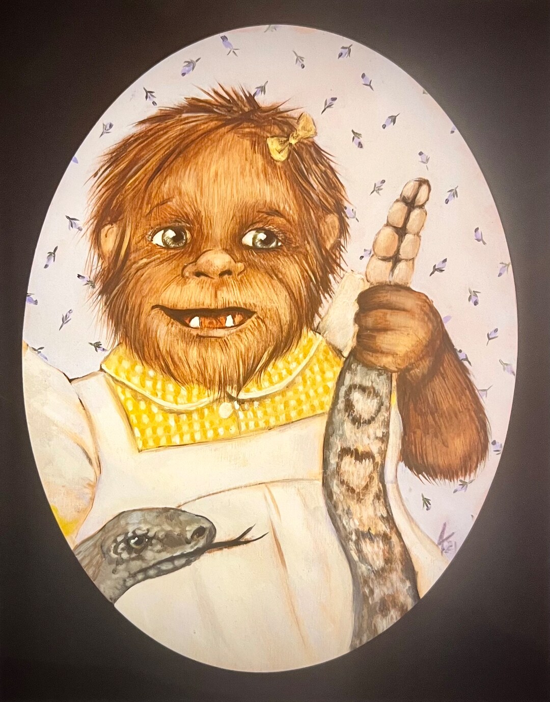 Baby Sasquatch 11 X 14 Inch - Etsy
