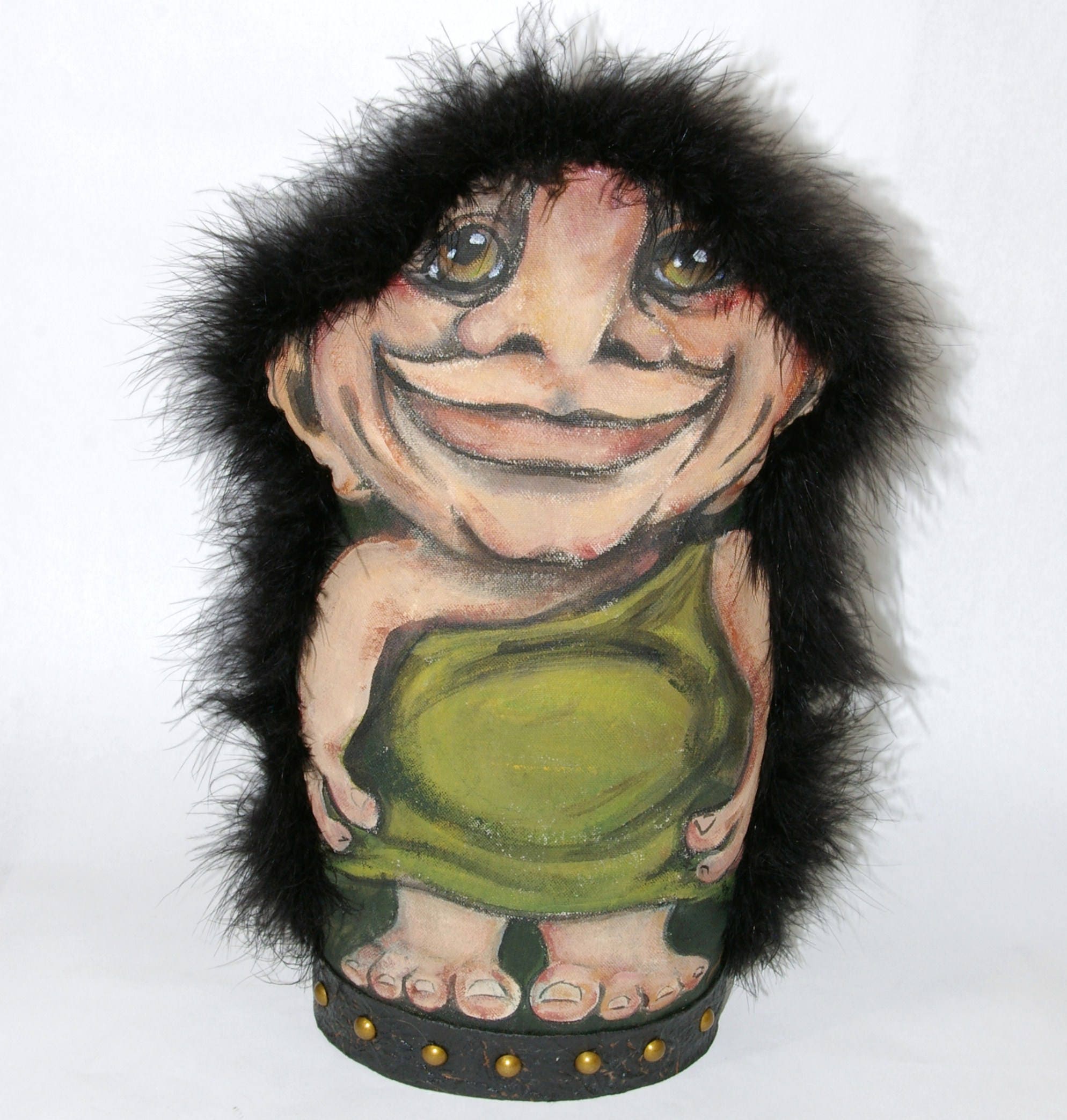 Handpainted Troll Girl, Soft Sculpture, Original Hand Painted, Troll ...