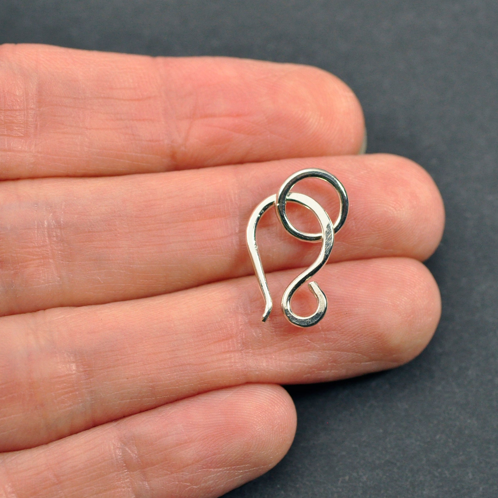 Handmade Hook Clasp With Closed Loop Sold Individually - Etsy