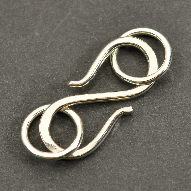 Handmade 14k Gold Filled or Fine Silver Large S Clasp and - Etsy