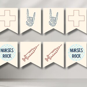 Nurses Week PDF Printable Banner Healthcare Appreciation Nurse Printables Modern Nurse Instant ...