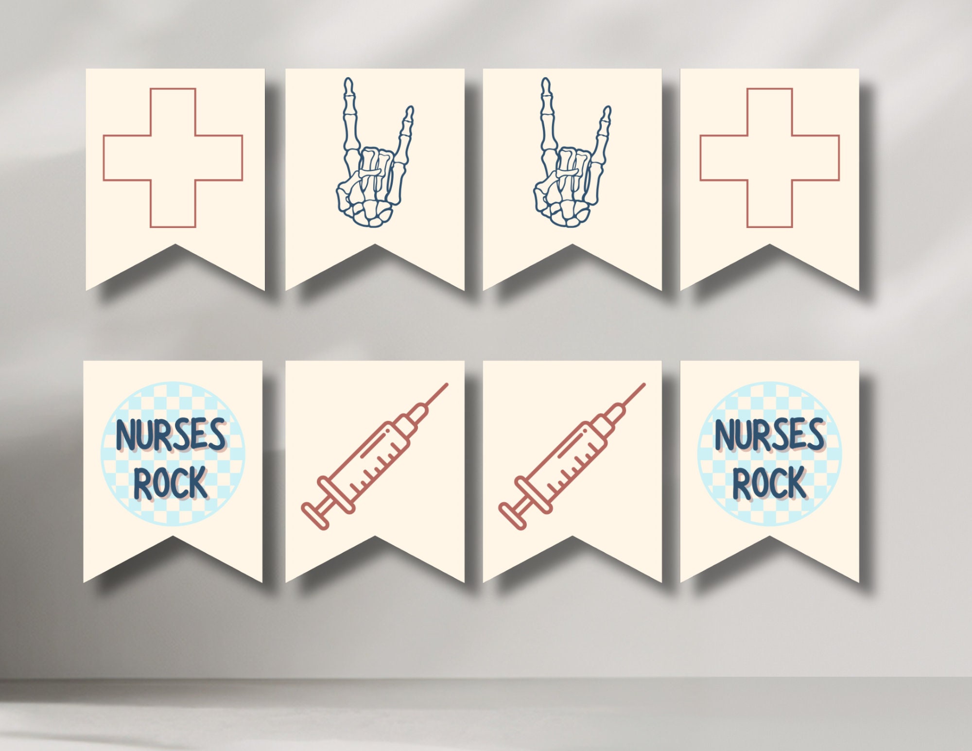 Nurses Week PDF Printable Banner Healthcare Appreciation Nurse ...