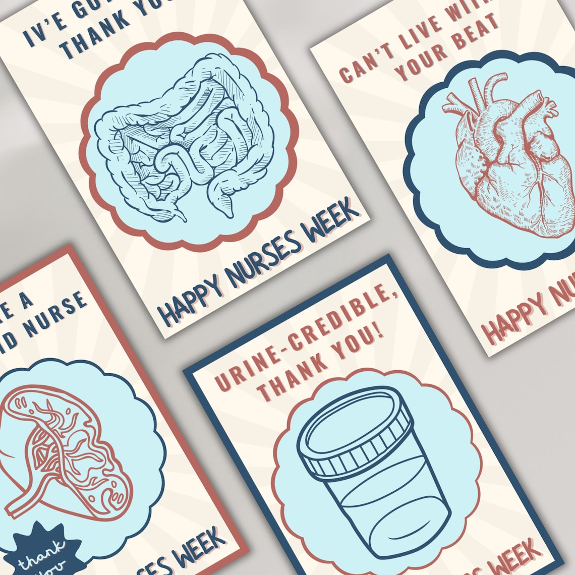 Funny Gift Tags Nurses Week Printable Gift Tags Nurse Appreciation ...