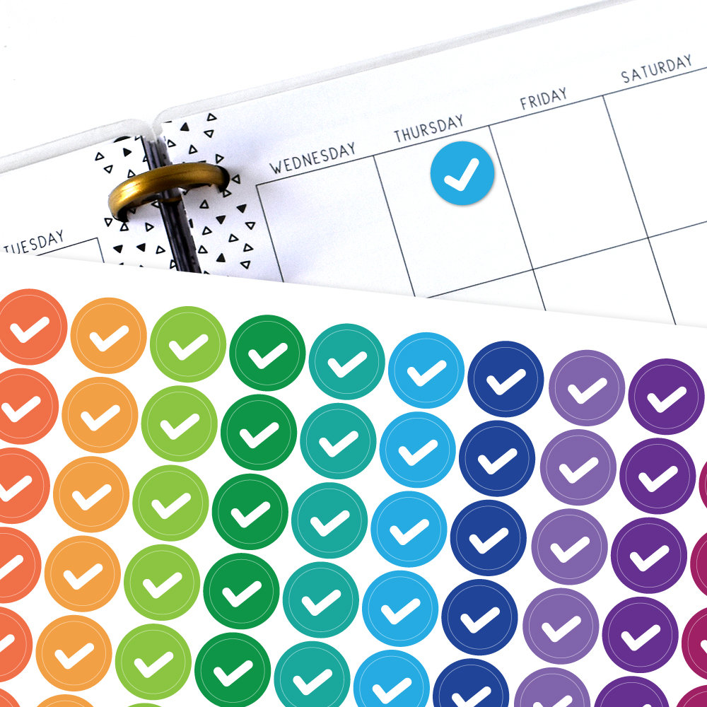 Check Mark Stickers Planner Stickers To Do List Checklist | Etsy