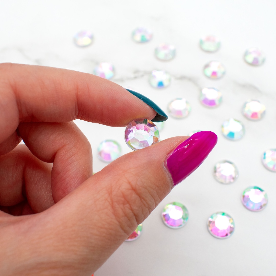 Rhinestone Magnets, Crystal Jewel, Iridescent Gem, Glam Decor, Home ...