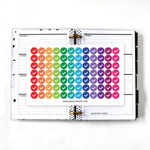 Check Mark Stickers, Planner Stickers, to Do List, Checklist Stickers ...