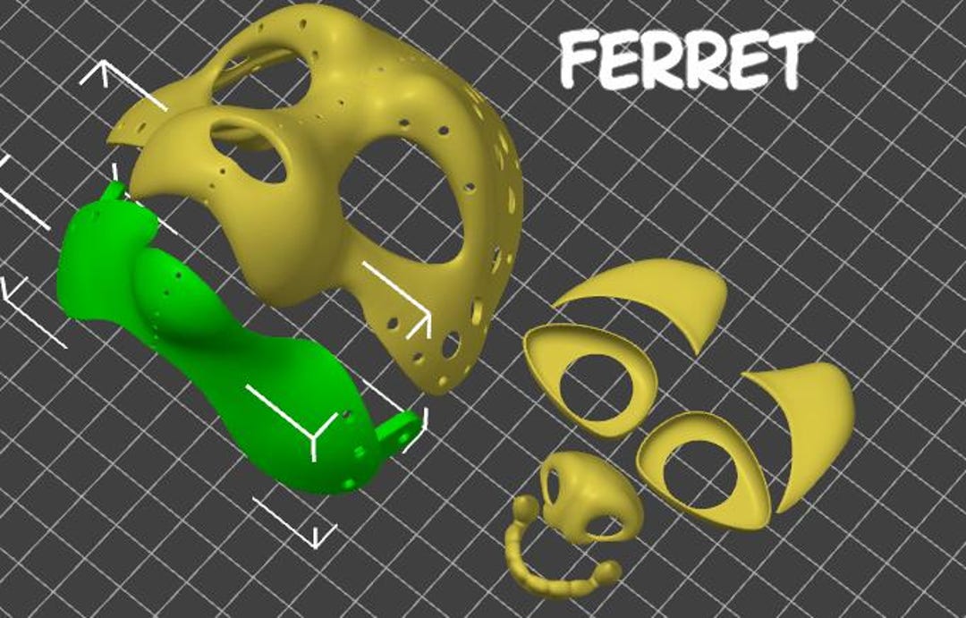 Fursuit Head Base - Caniforms - Ready to Fur - RTF - Furry - Fursuit - Etsy