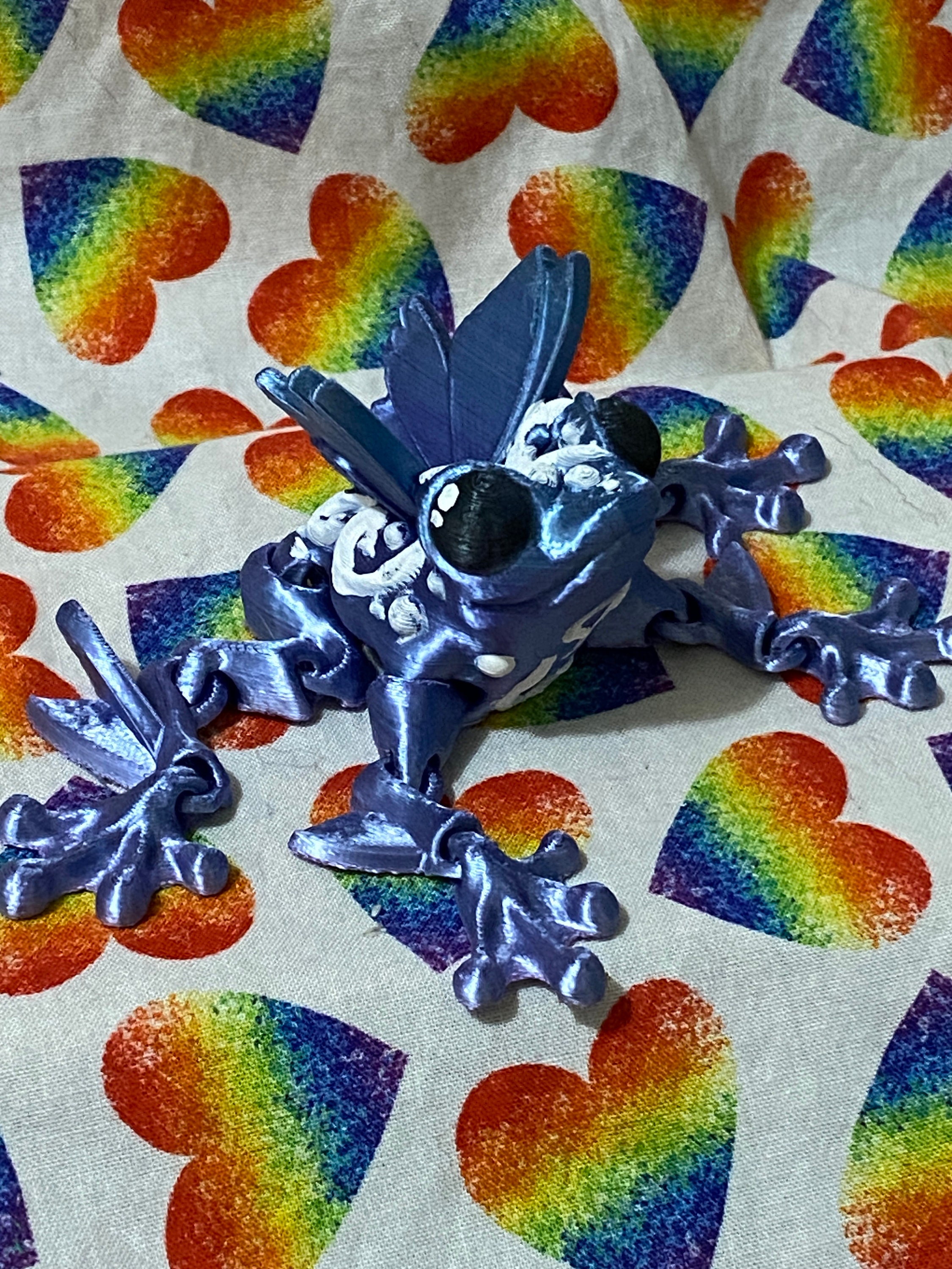 Flutter-frogs SHINY 3D Print - Etsy