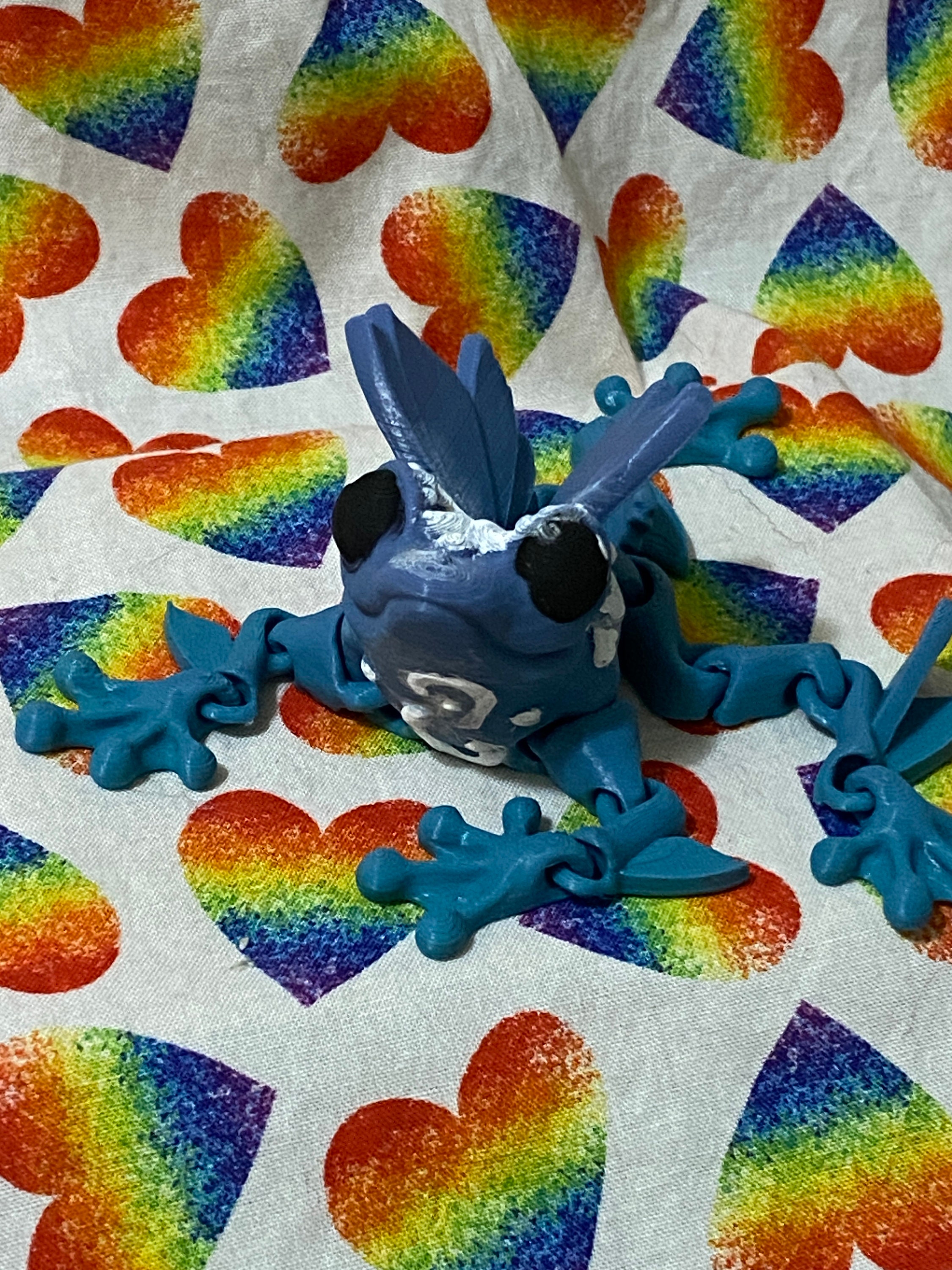 Flutter-frog Matte 3D Print - Etsy
