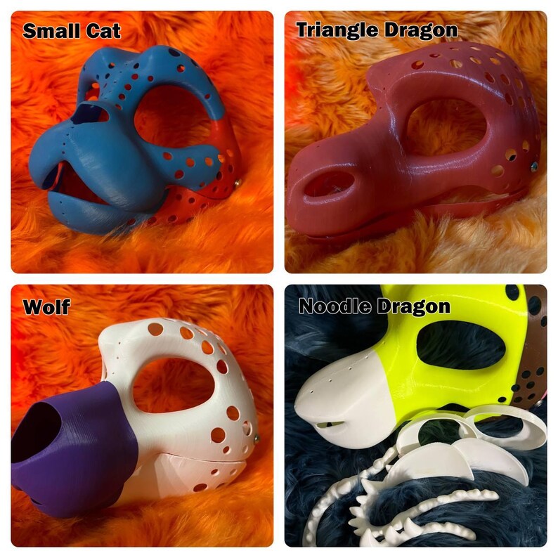 Fursuit Head Base - Dragons- Ready to Fur - RTF - Furry - Fursuit - Etsy