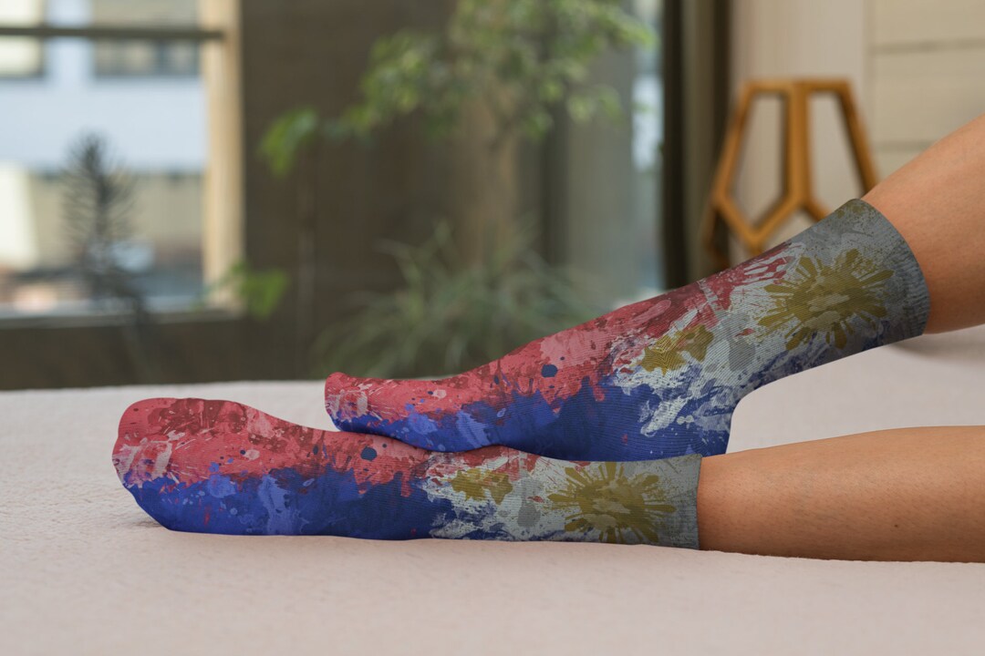 Philippines Socks Sublimated Filipino Socks for Golfing Gifts for Him ...