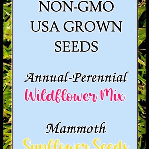 25 Pink Floral Seed Packets, Personalized Wedding Favors, Sunflower or ...
