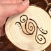 Custom Wood Burned Sigil - Etsy