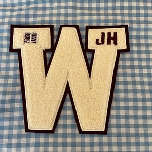 Vintage Varsity Letter W - Etsy