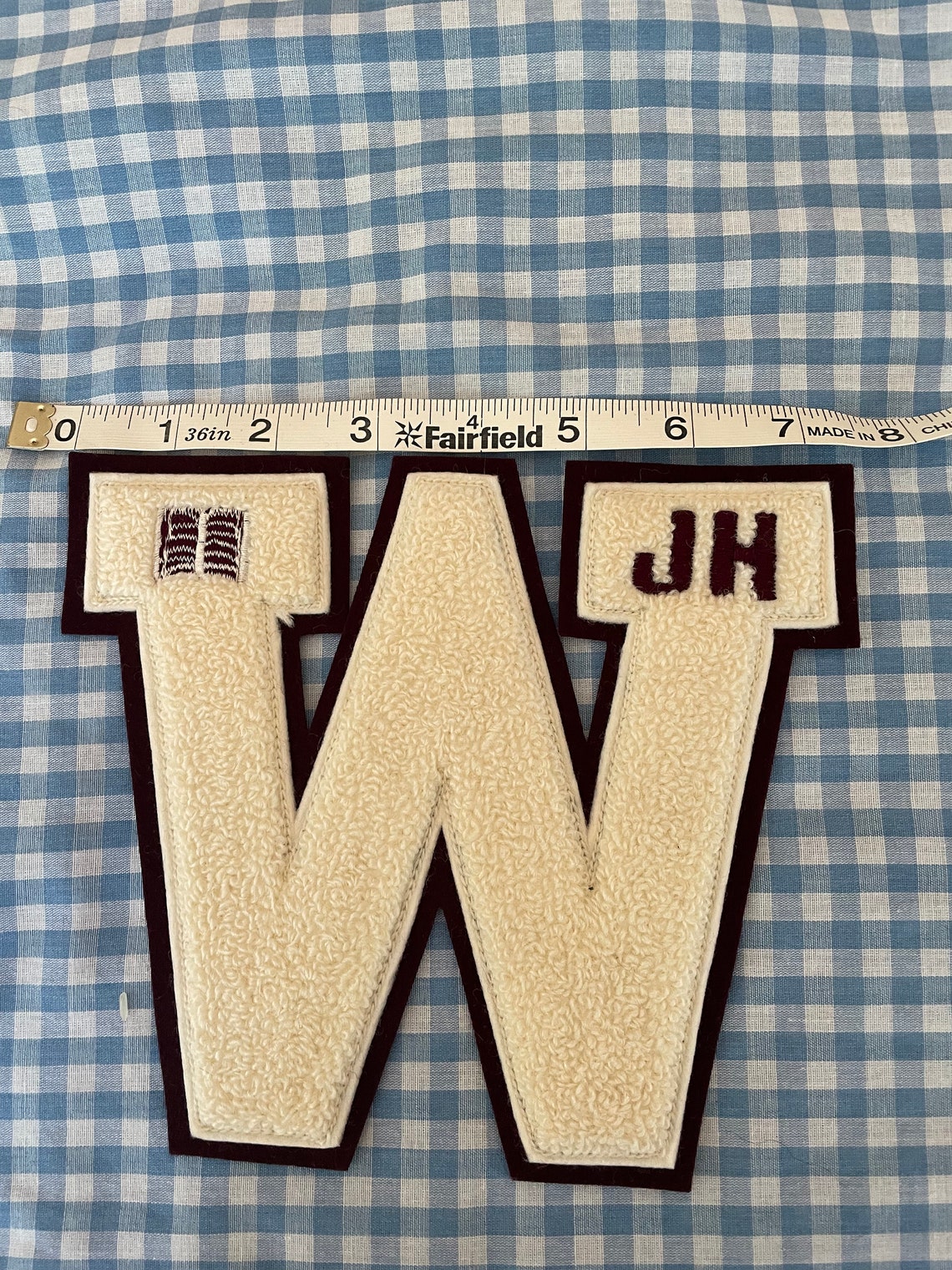Vintage Varsity Letter W - Etsy