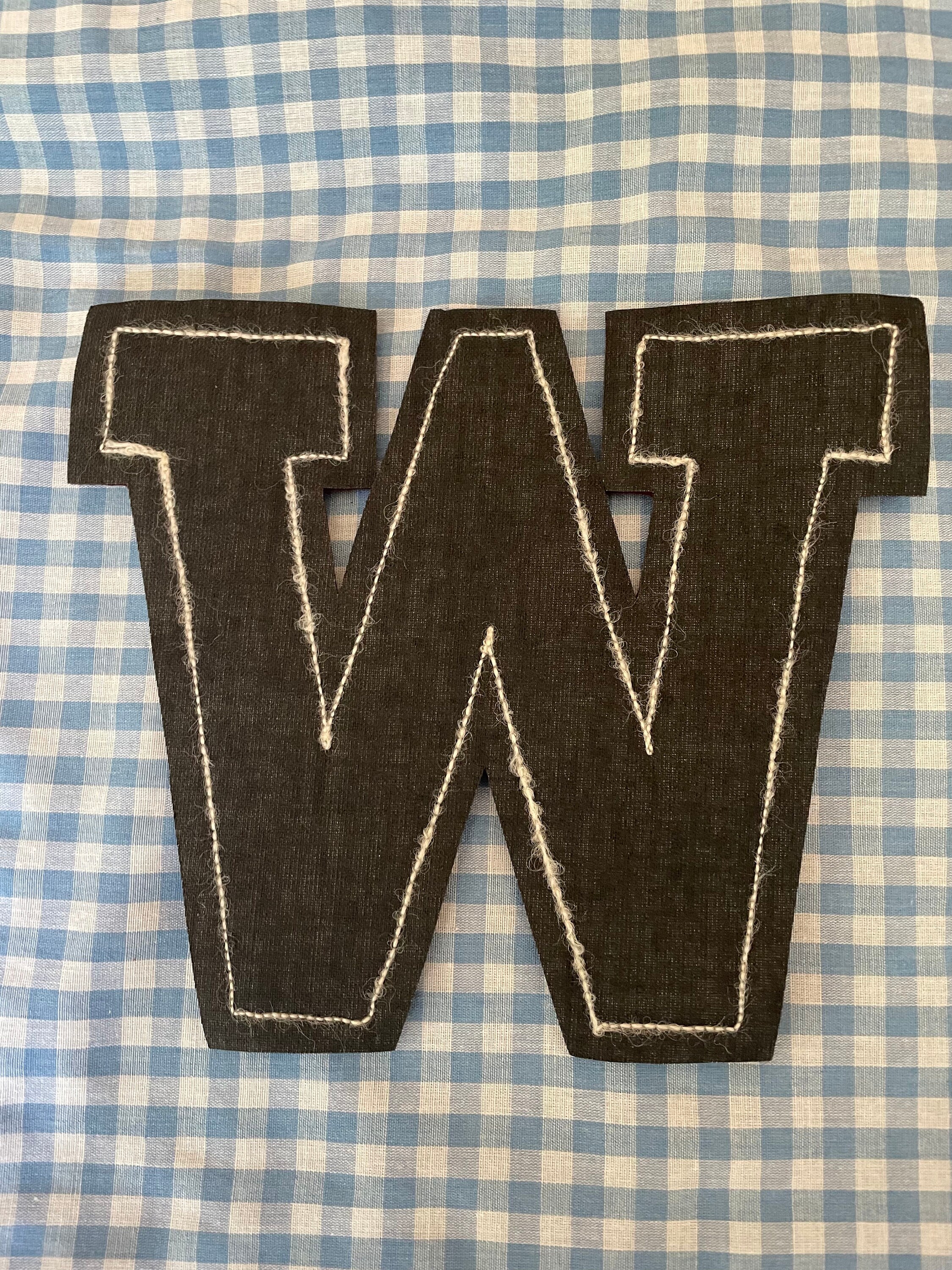 Vintage Varsity Letter W - Etsy