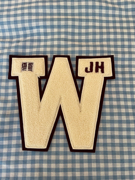 Vintage Varsity Letter W - Etsy