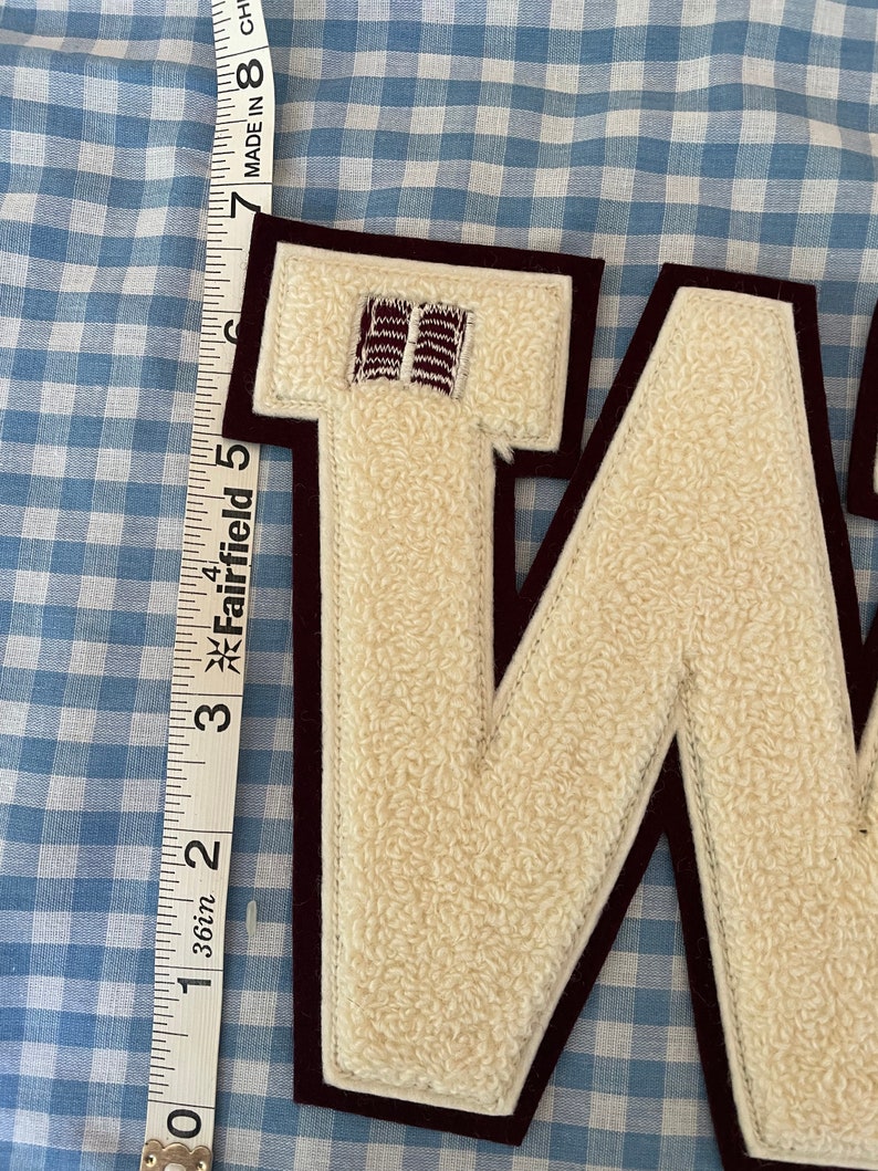 Vintage Varsity Letter W - Etsy