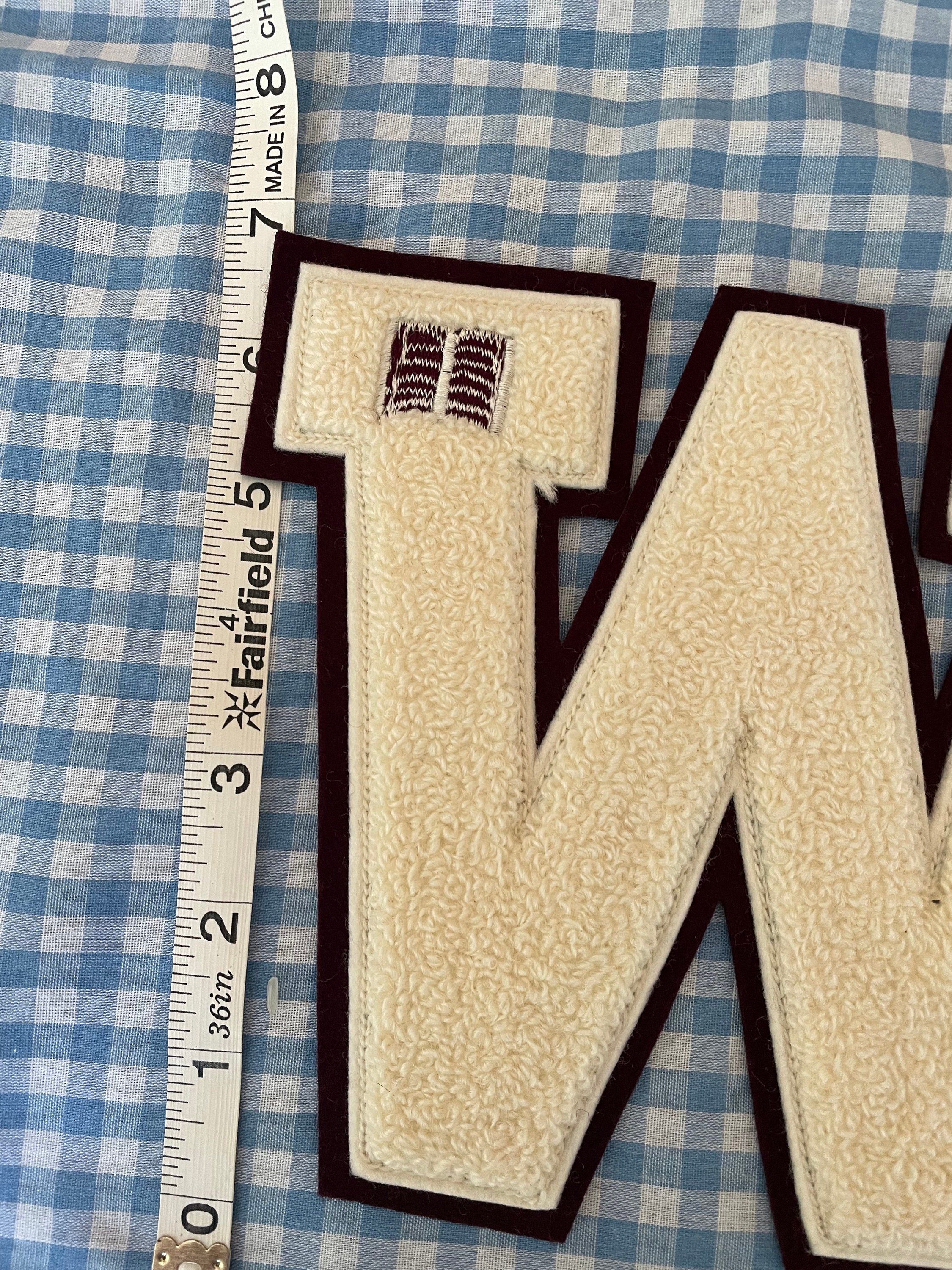 Vintage Varsity Letter W - Etsy