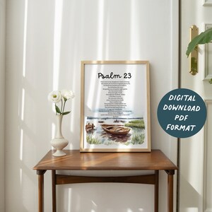 Psalm 23 Printable, Psalm 23, Psalm 23 Art, Bible Verse Printable ...