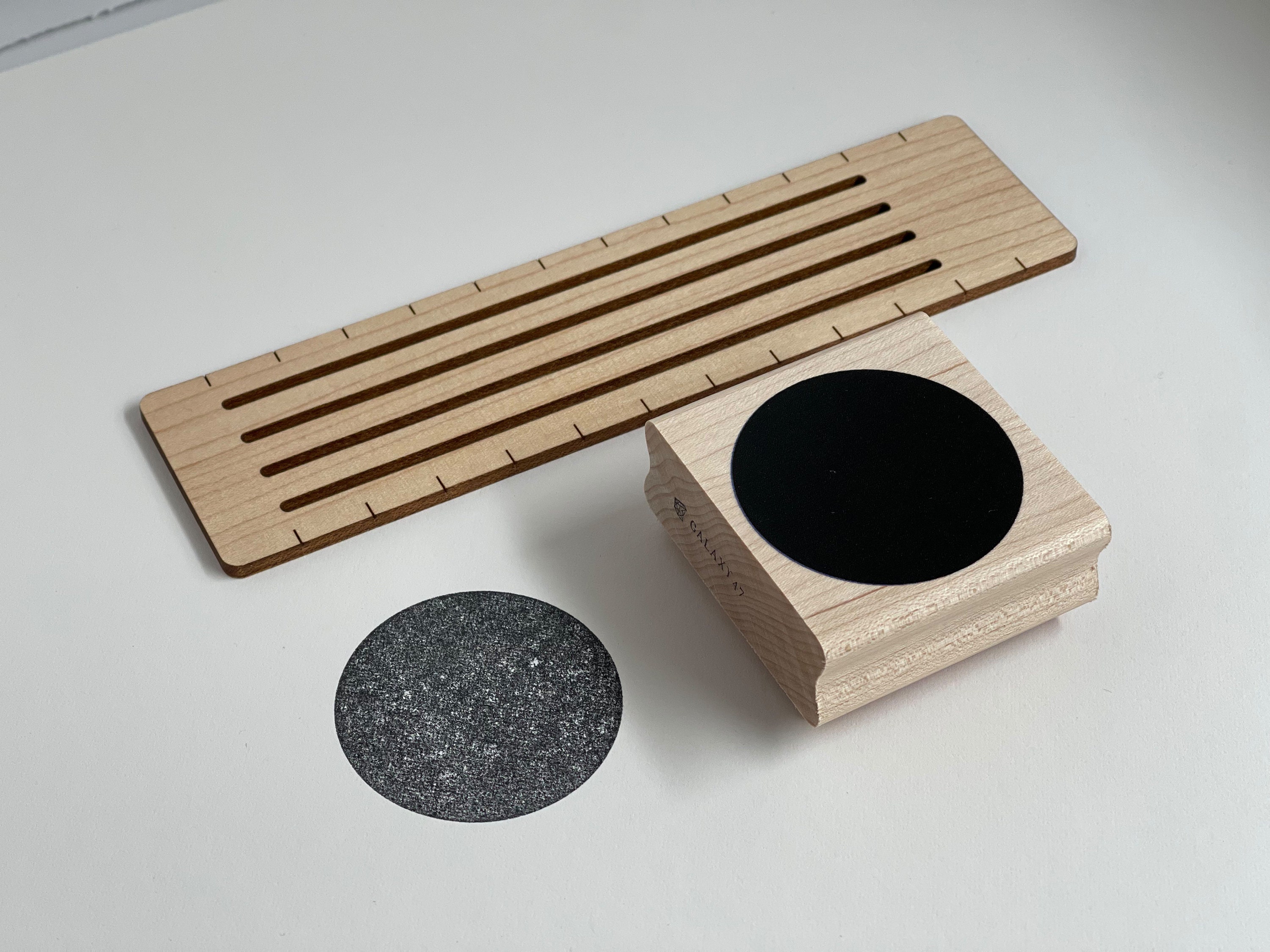 Circle Filled Shape Rubber Stamp - Size 003 - Etsy