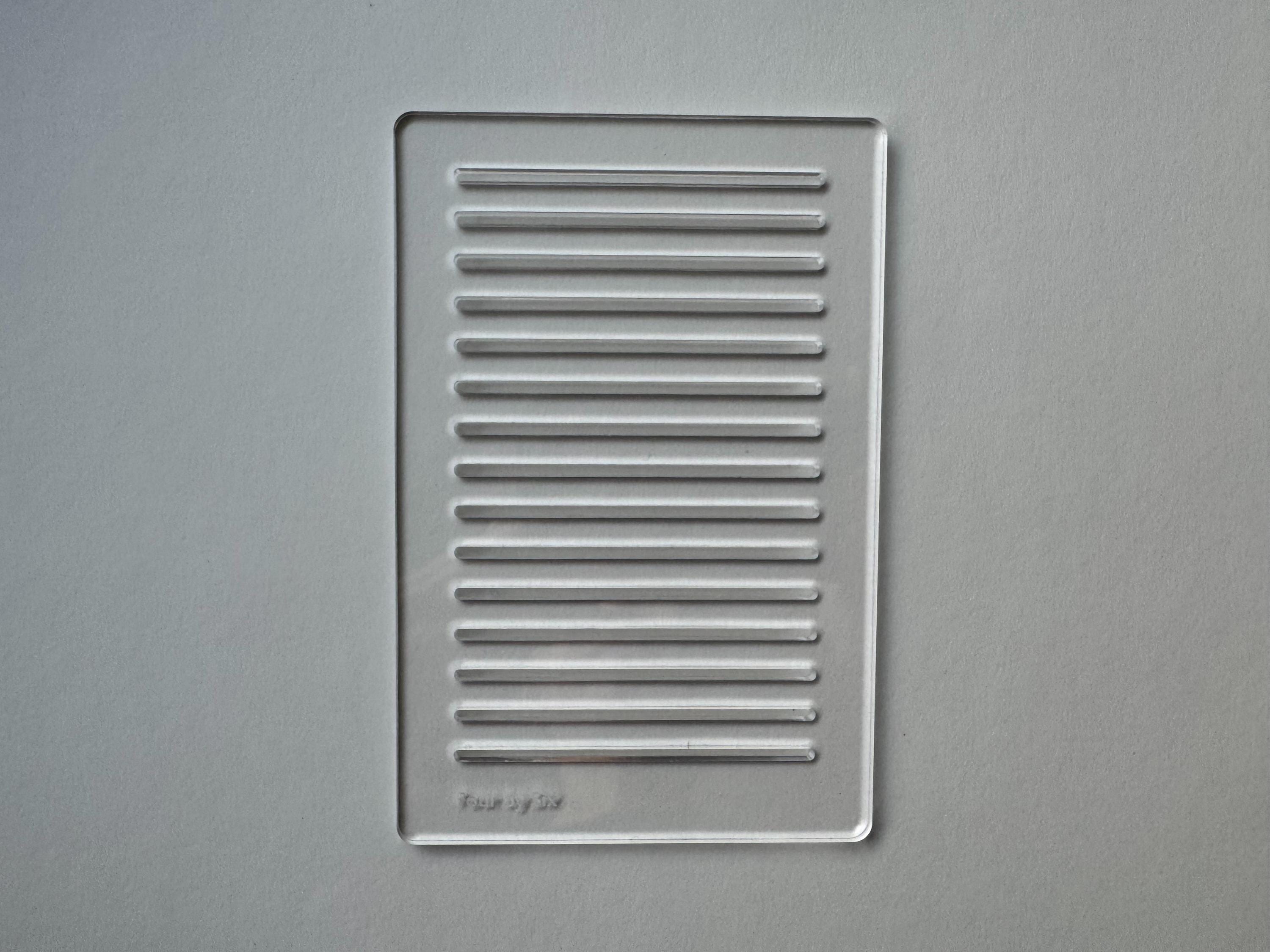 Larger Format Line Stencil, Acrylic Ruled Line Stencil Template for ...