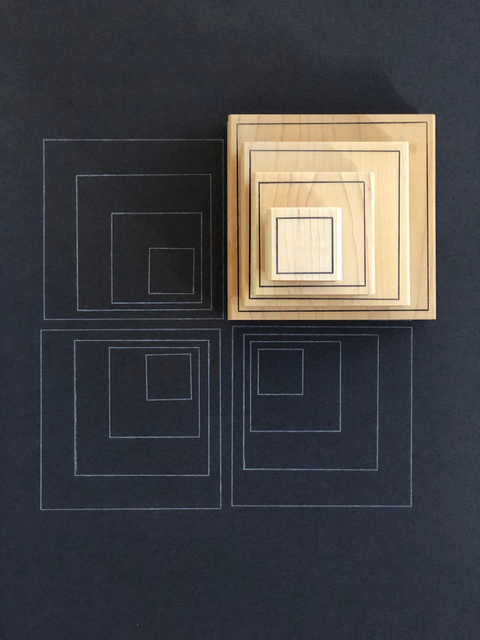 Square Outline 002 Medium Rubber Stamp Made in the USA for | Etsy